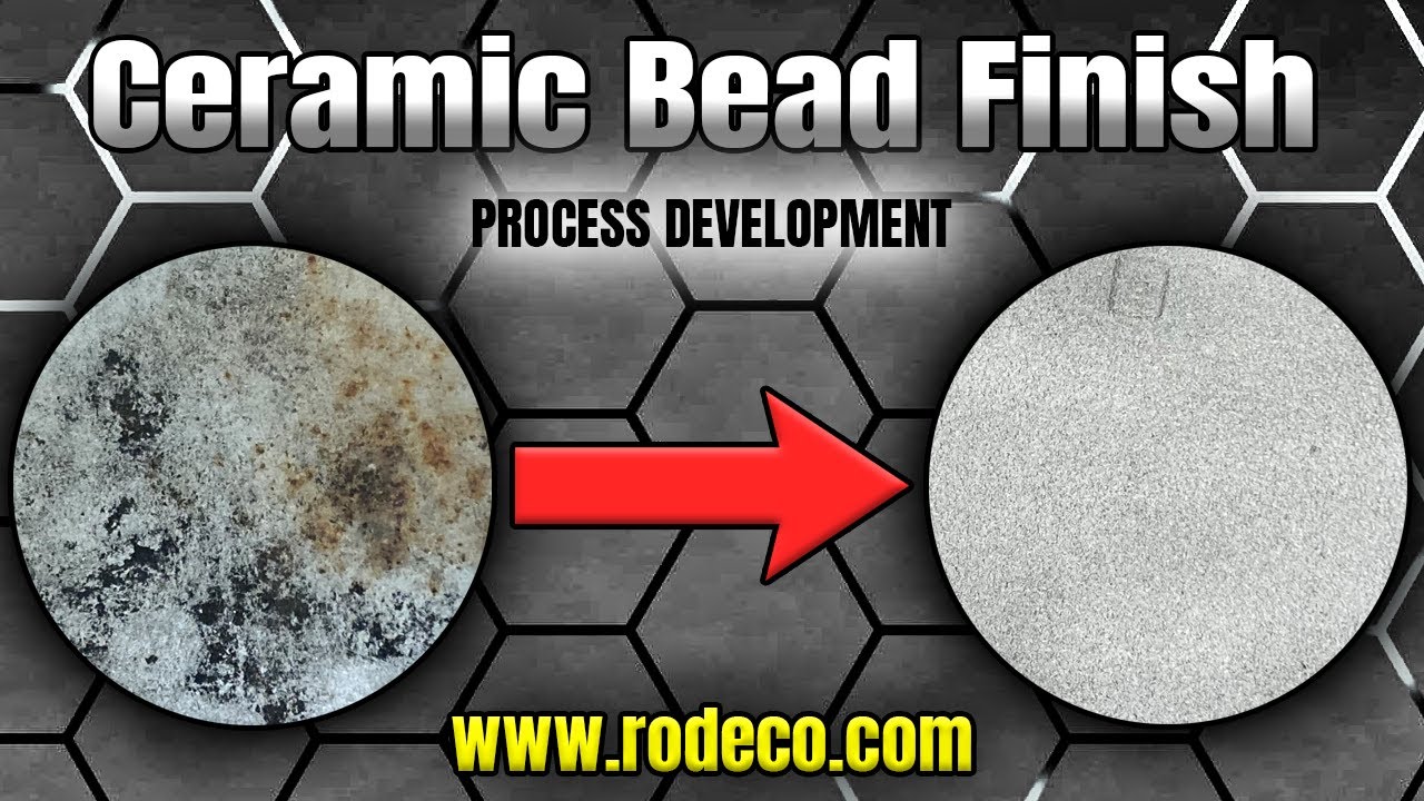 Ceramic Bead Finish - Abrasive Blasting at Rodeco Metal Finishing - YouTube