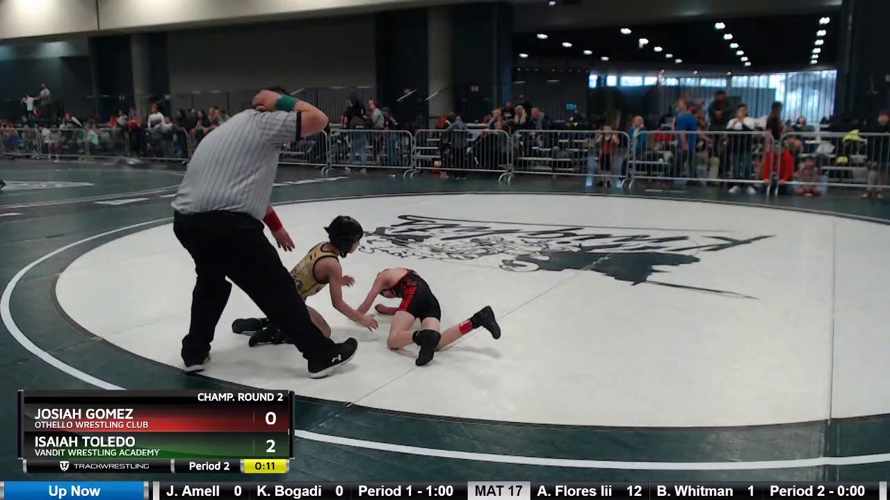 10U 49 Isaiah Toledo Vandit Wrestling Academy Vs Josiah Gomez Othello ...
