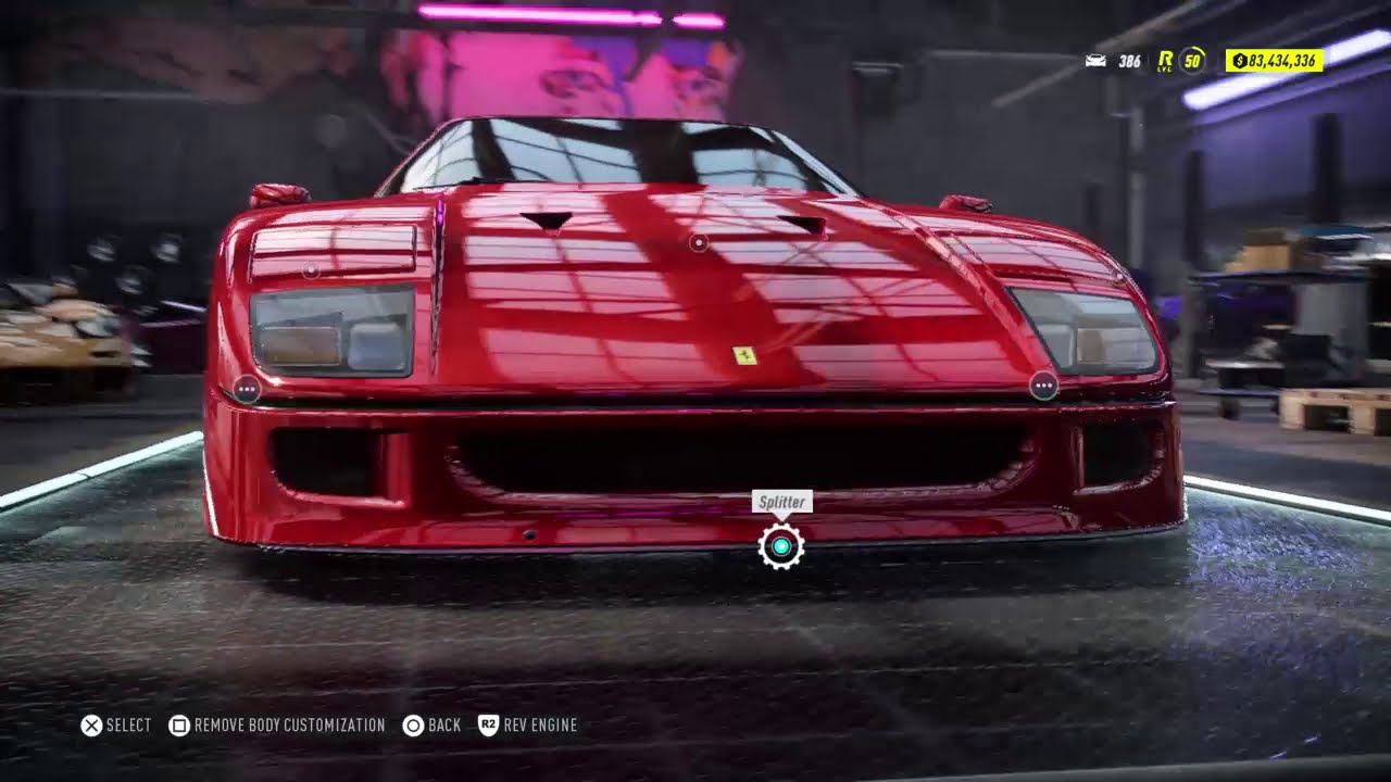 NFS HEAT: BUILDING THE FERRARI F40 - FASTEST CAR CONTENDER - YouTube
