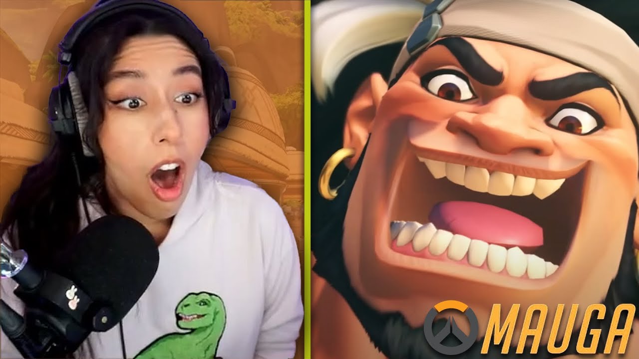 *NEW* Overwatch 2 Hero MAUGA Origin & Gameplay Trailer Reactions! - YouTube