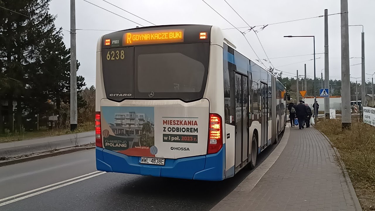 [PKS Gdynia] Mercedes-Benz O530G Citaro C2 #6238 - linia R, kierunek ...