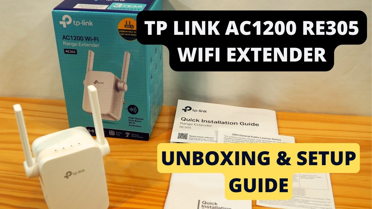 TP-Link AC1200 RE305 WiFi Extender | Full Setup Guide and Review - YouTube