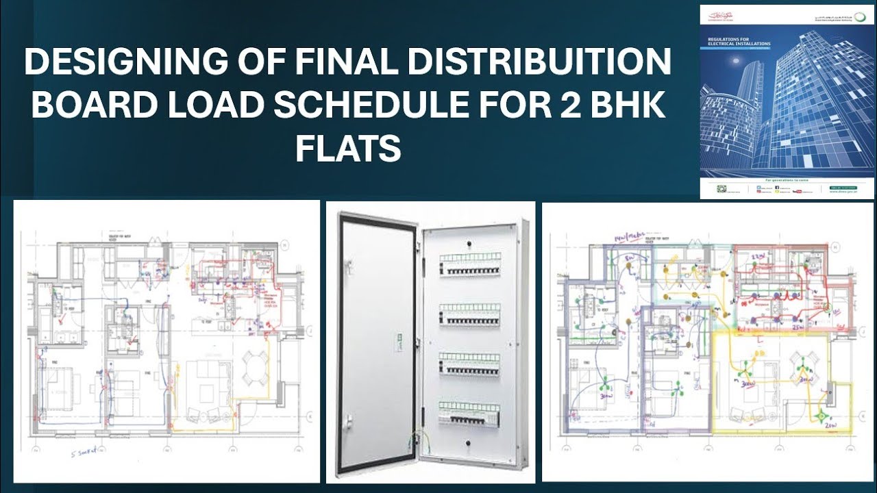 Designing of the Final Distribution Board Load schedule as per DEWA ...