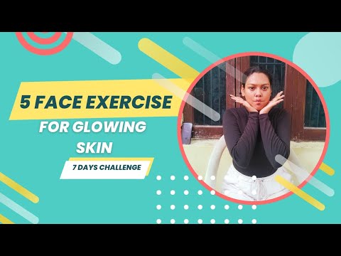 5 face yoga exercises for glowing skin @fitnessexpertdeepika ...