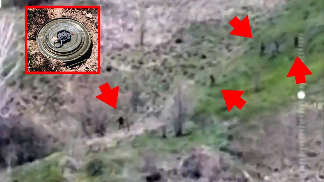 Group Of Soldier Run Through Minefield! (Insane!) - YouTube