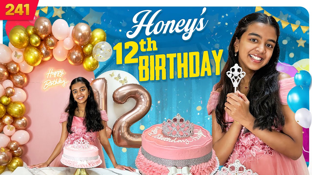 Honey's 12th Birthday!!🥳| VAAS Family | Telugu Vlogs - YouTube