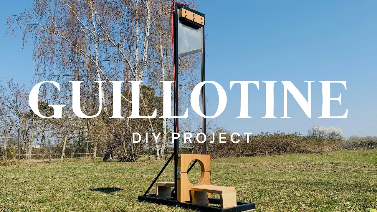 I Built a Guillotine! How I cut my food - YouTube