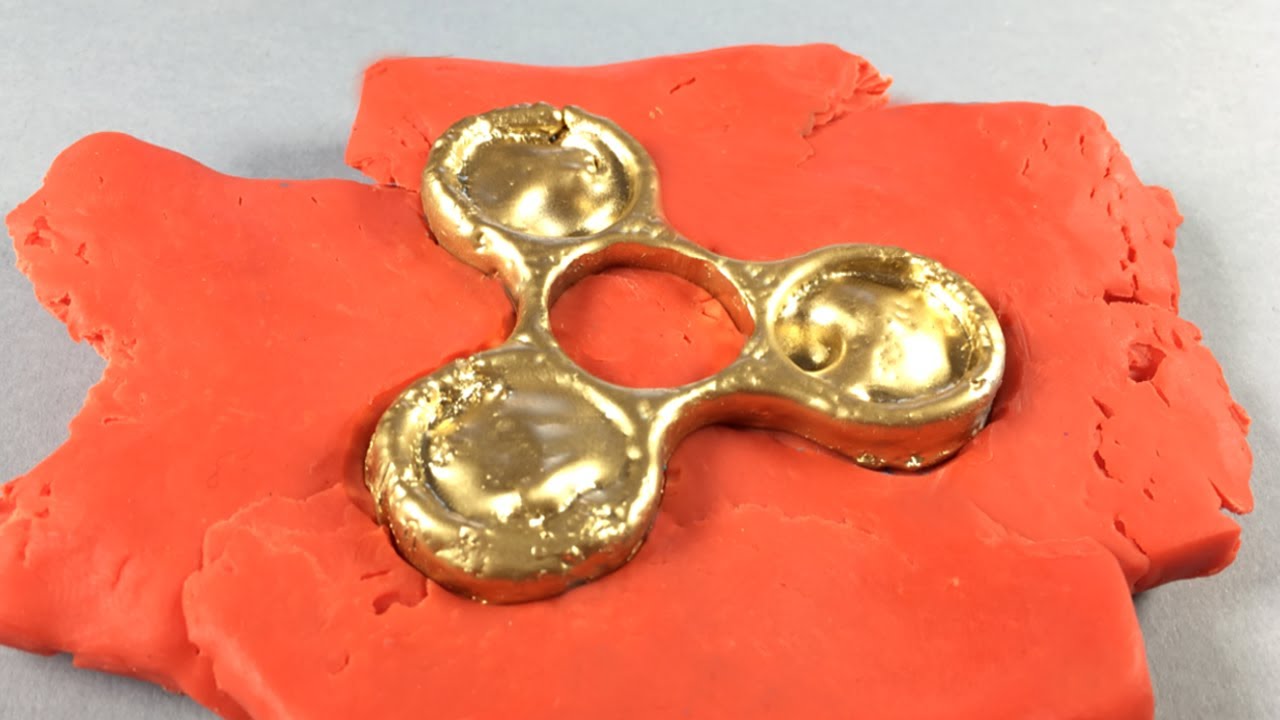 How to Make Gold Fidget Spinner - YouTube