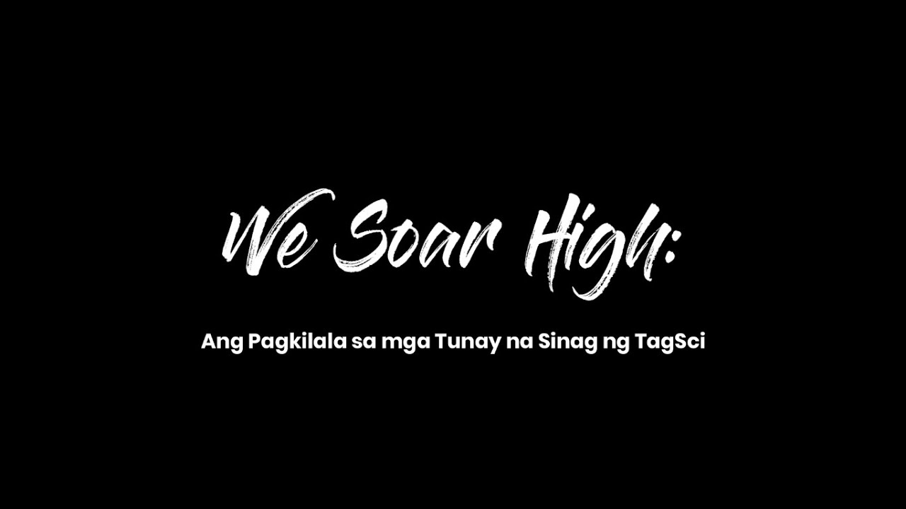 We Soar High TagSci - YouTube