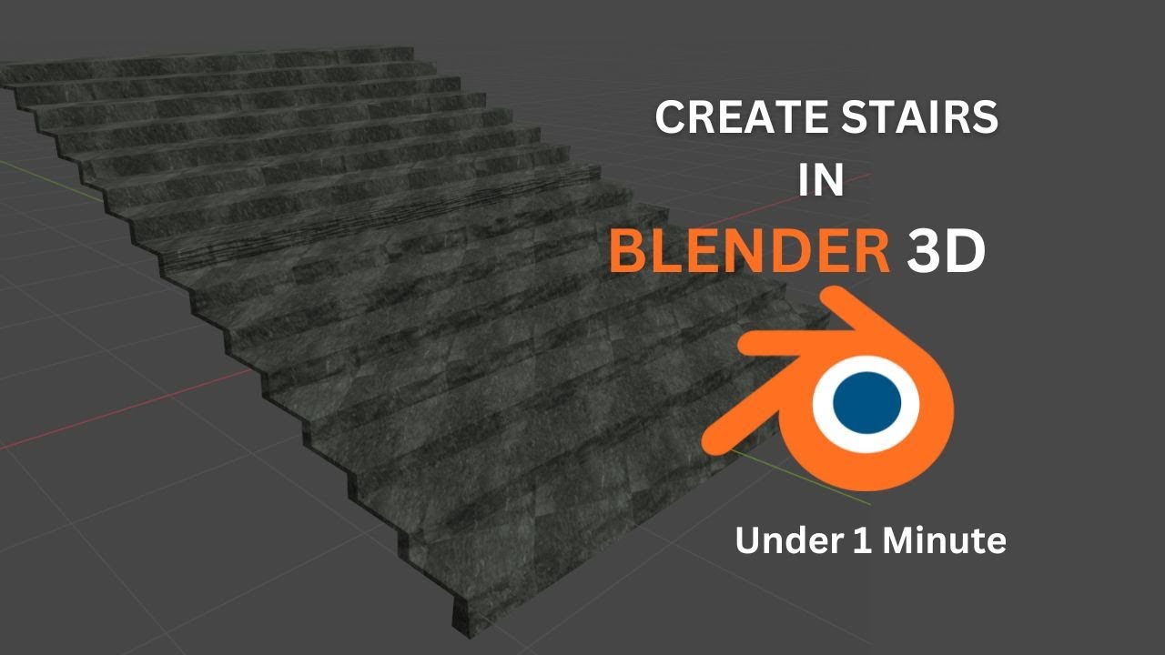 Blender Tutorial: Create Stunning Stairs in Under 1 Minute - YouTube