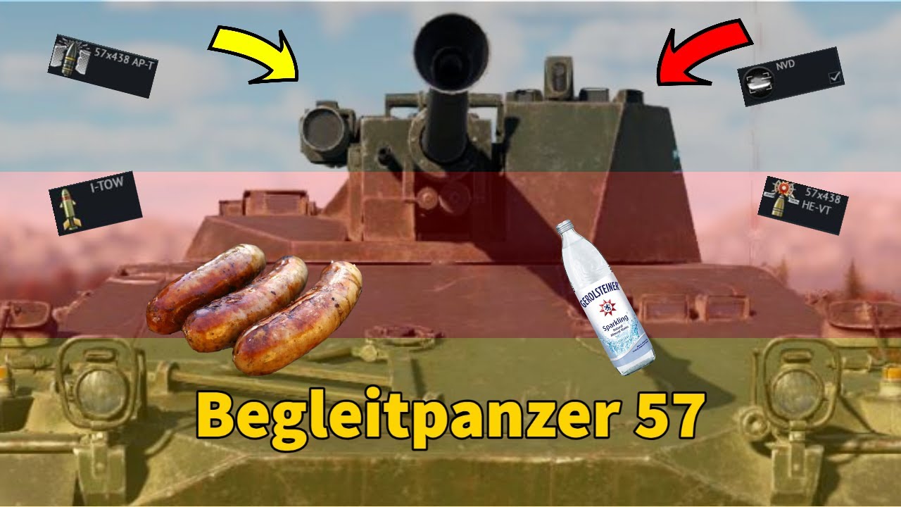 War Thunder Begleitpanzer 57 Experience - YouTube