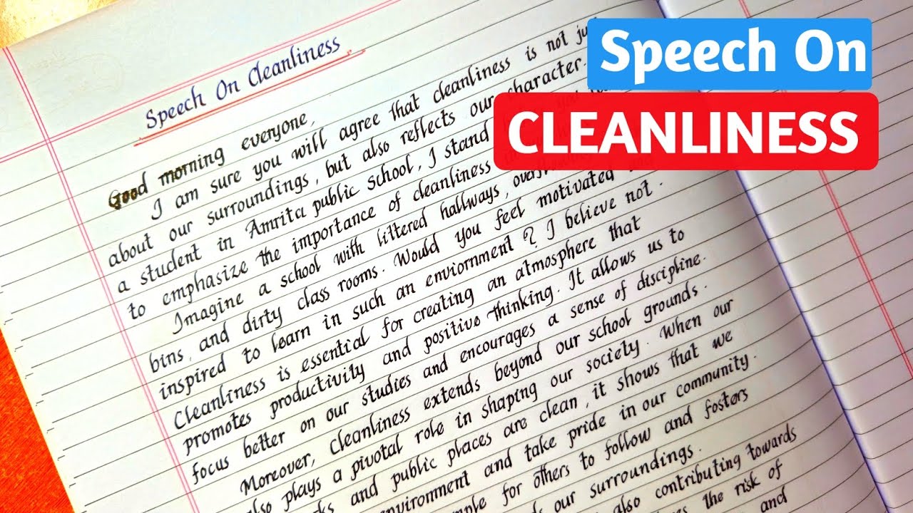 Speech on Cleanliness | Speech on Cleanliness for School Assembly ...
