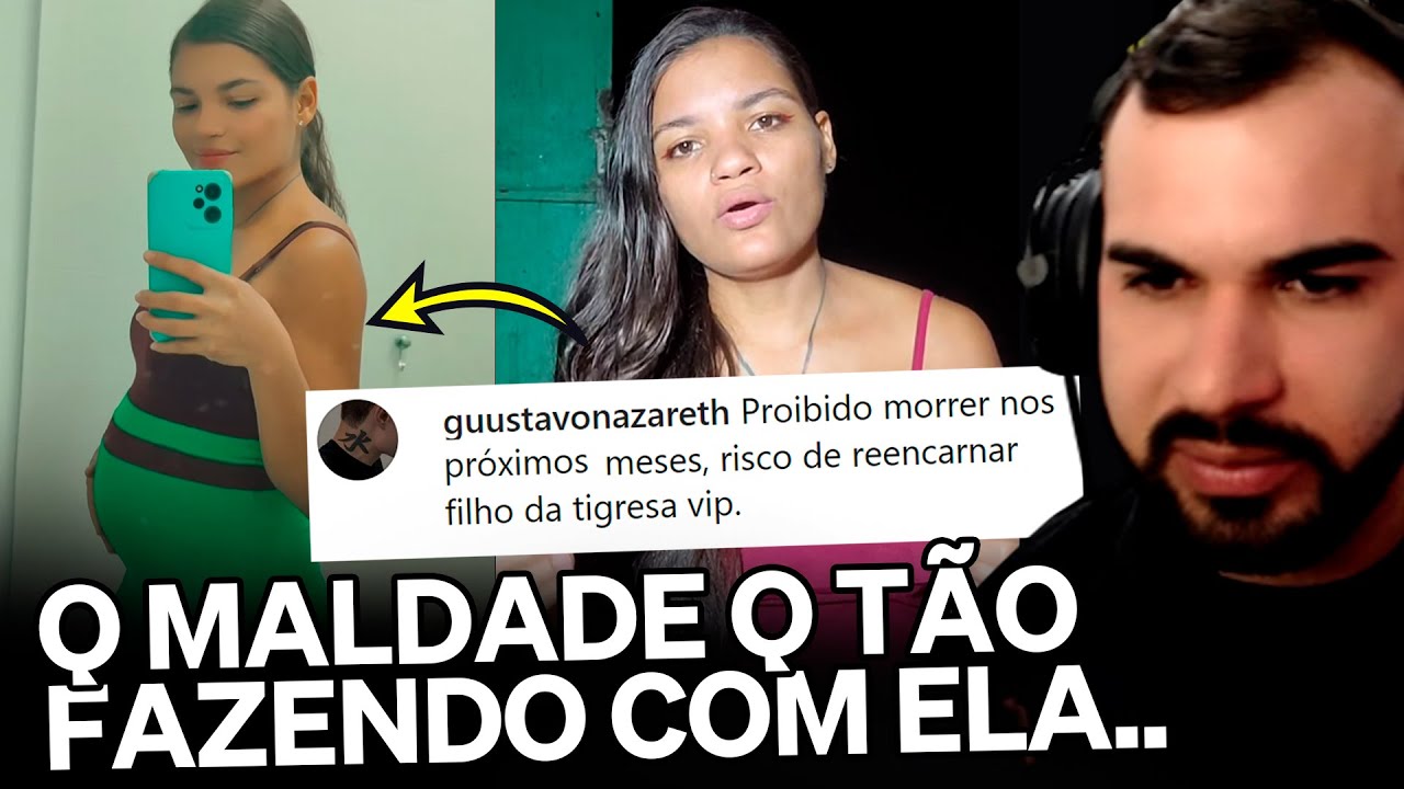 TIGRESA VIP ANUNCIA GRAVIDEZ E FICA TRISTE COM COMENTÁRIOS MALDOSOS ...