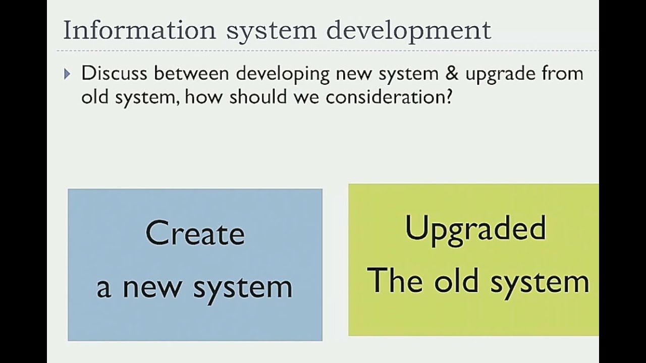 ISD 2 Requirement analysis - YouTube