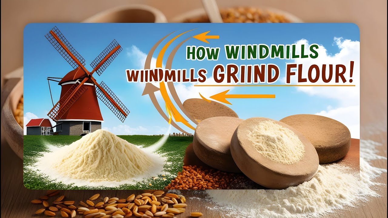 How Windmill Works Step By Step | Windmills 3D Animation Video | How ...