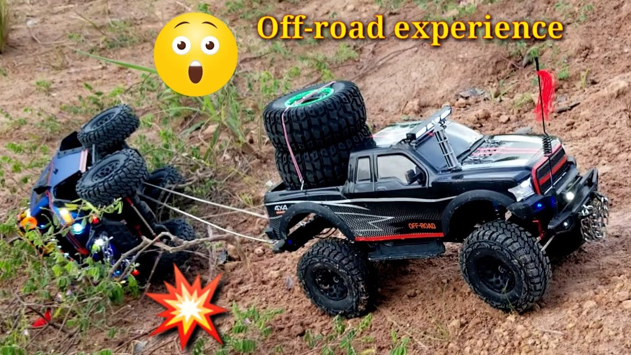 Rc Car off road Excursions, Toyota Land Cruiser VS Ford Raptor 1/10 ...