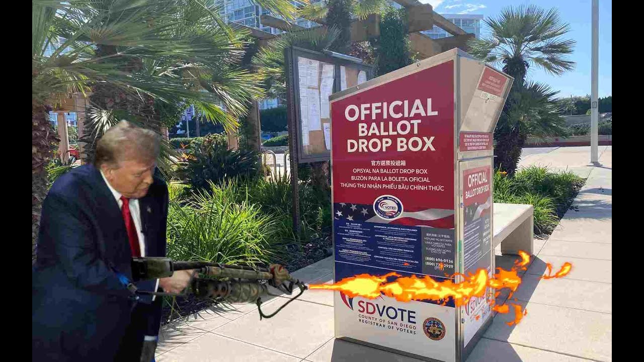 NEWS: Burning Ballot Boxes - YouTube