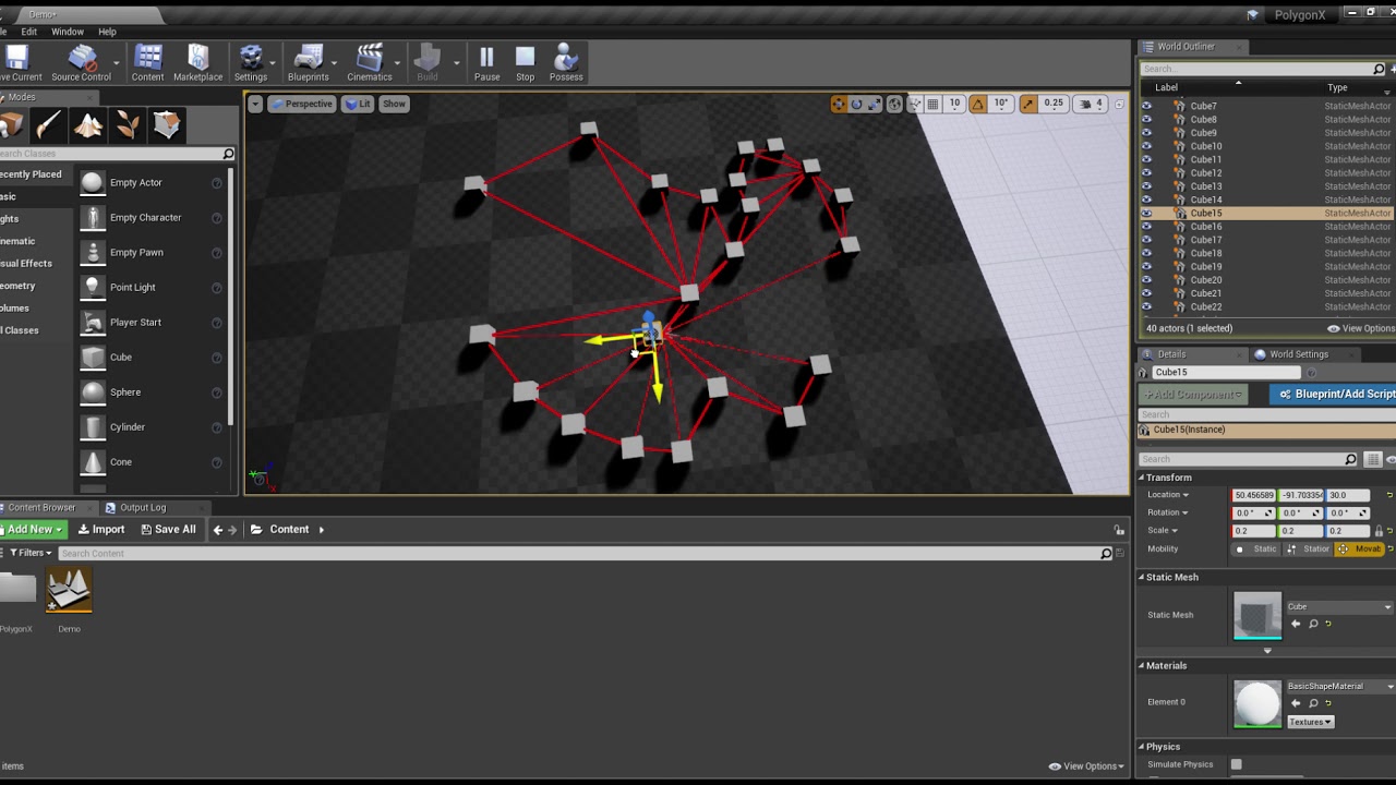 UE4 Unreal Engine 4 Real-time Polygon Triangulation - PolygonX - YouTube