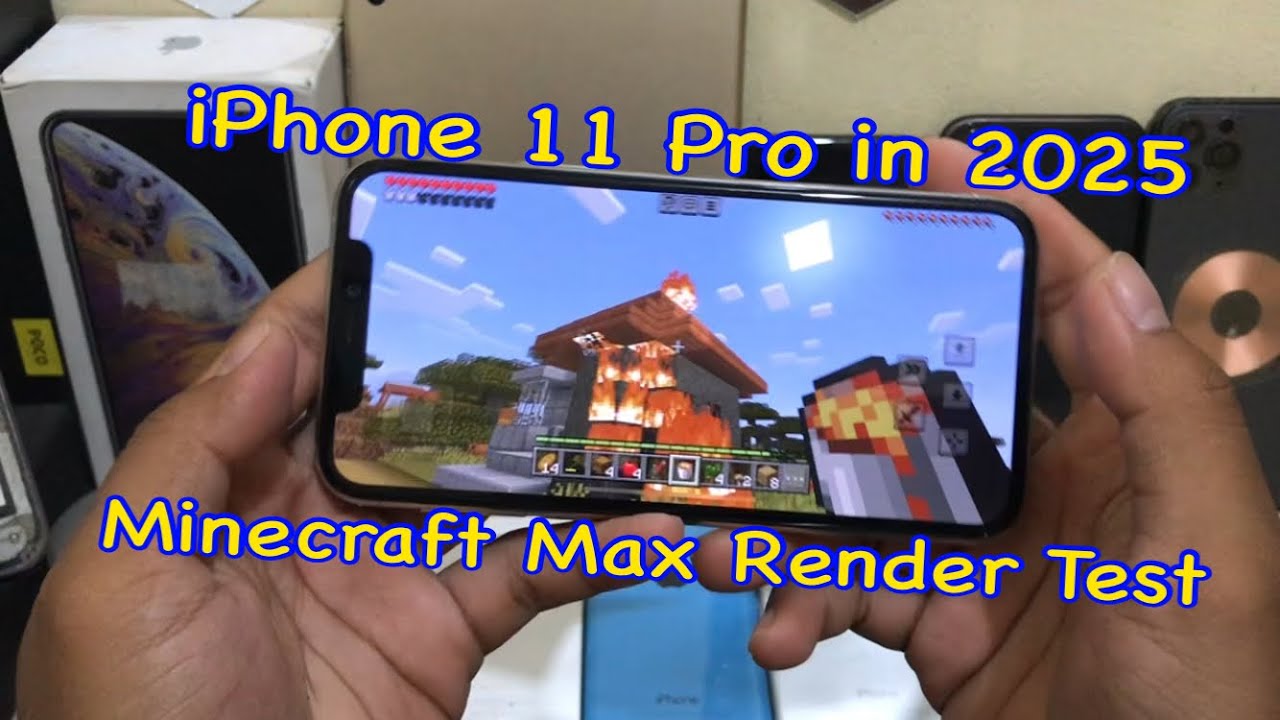 FRAMING A LITTLE IN MID GAME || iPhone 11 Pro Minecraft PE Max Render ...