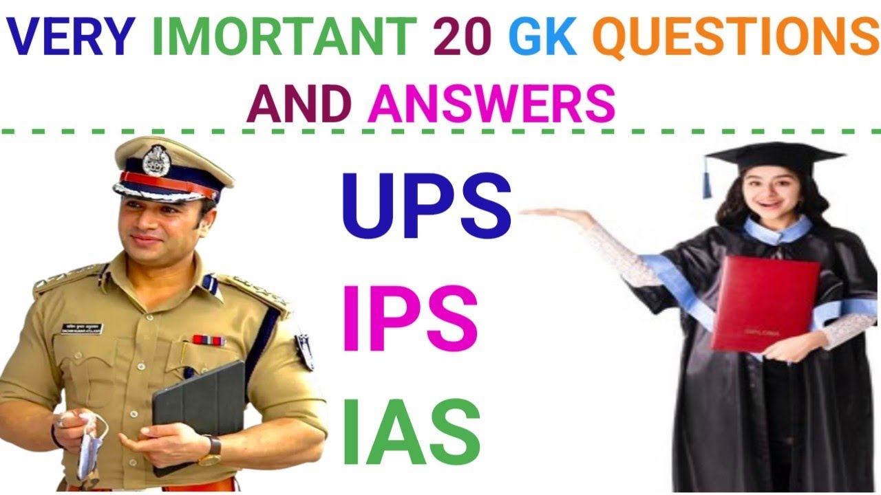 Top 20 Gk MCQ|most brilliant answers of upsc,ias,ips interview ...