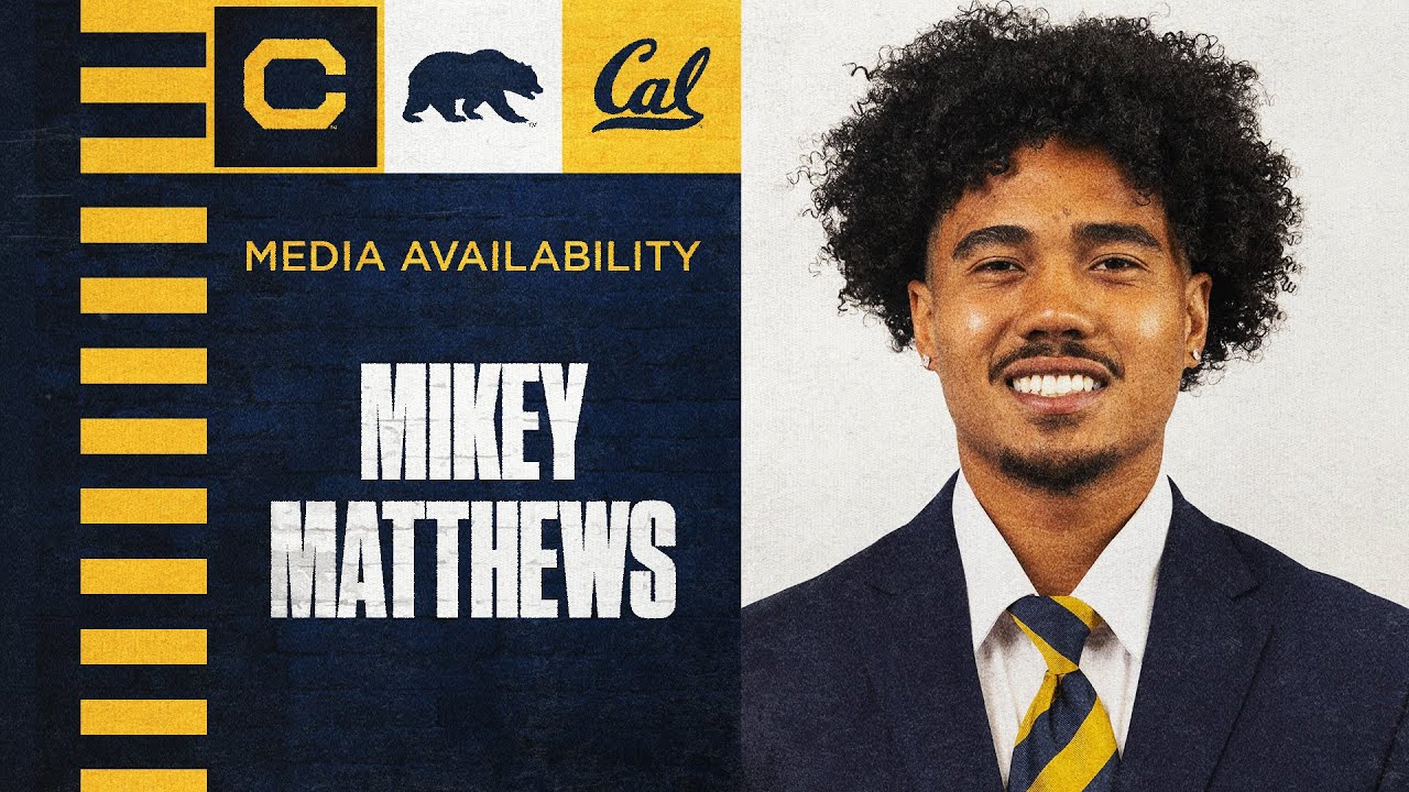 Cal Football: Mikey Matthews Media Availability (11.12.2024) - YouTube