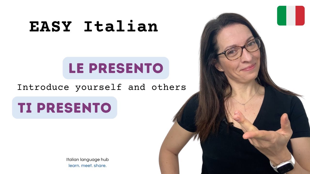 Introducing yourself in Italian - Beginner friendly lesson # ...