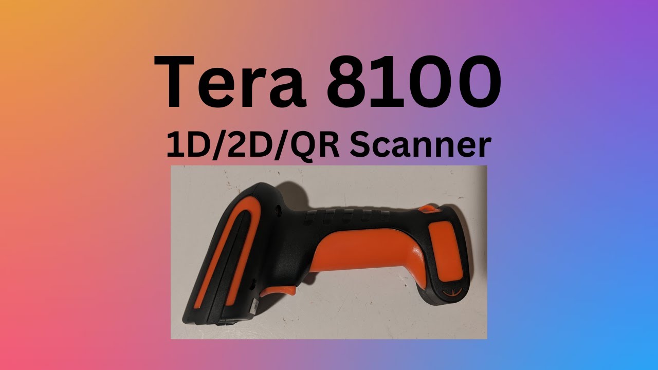 Teral Barcode Scanner 8100 Review - YouTube