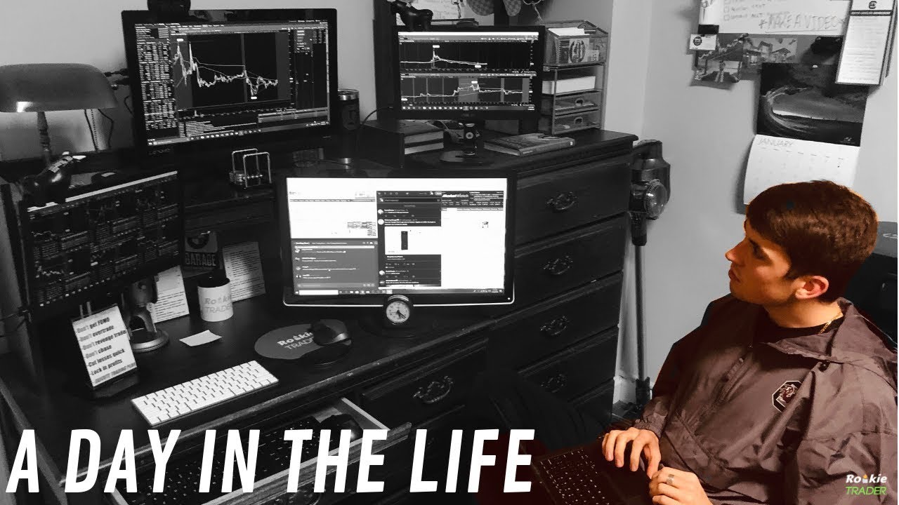 A Day In The Life of a College Day Trader - YouTube