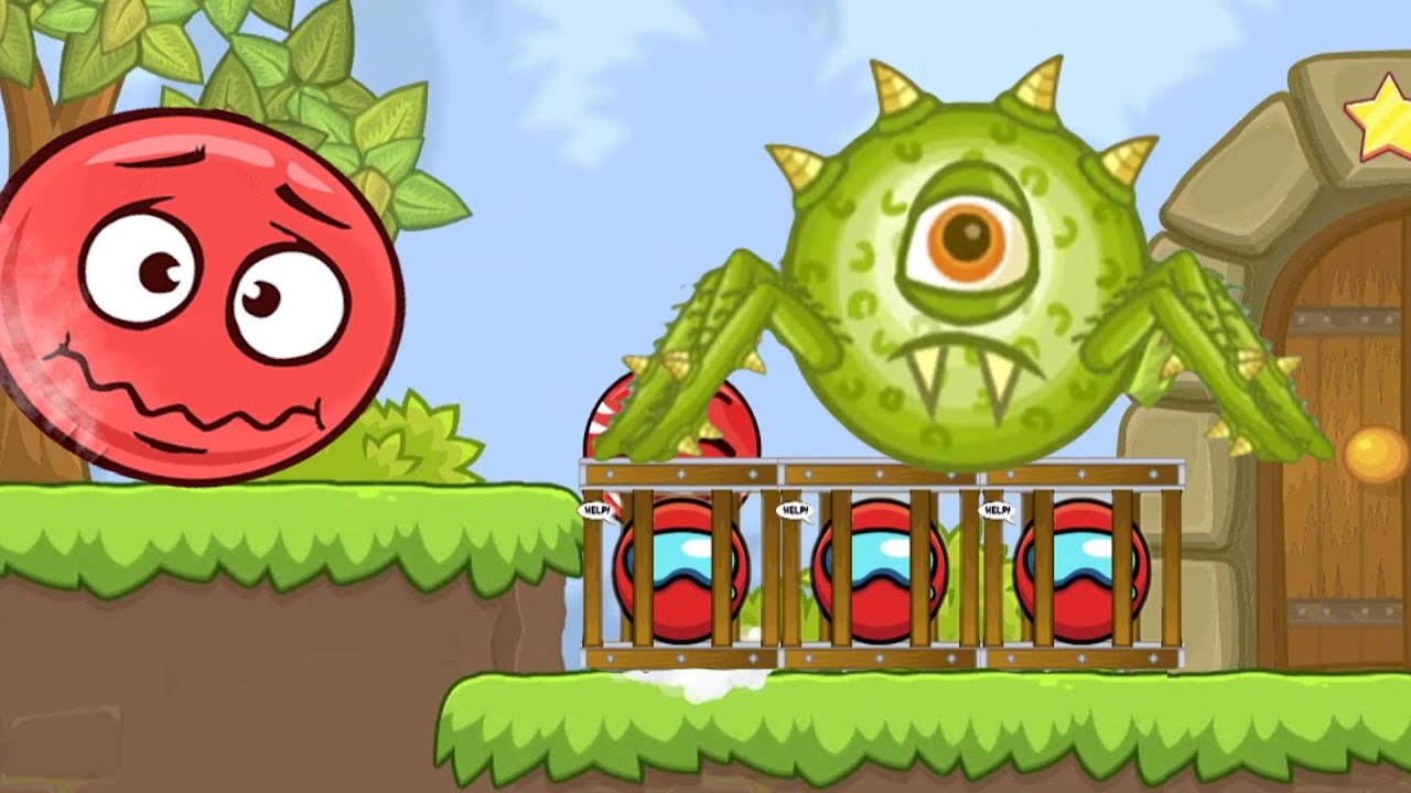 Red Ball: Roller Ball 5 🔴 - Gameplay Walkthrough Part 1 Rescue Friends ...