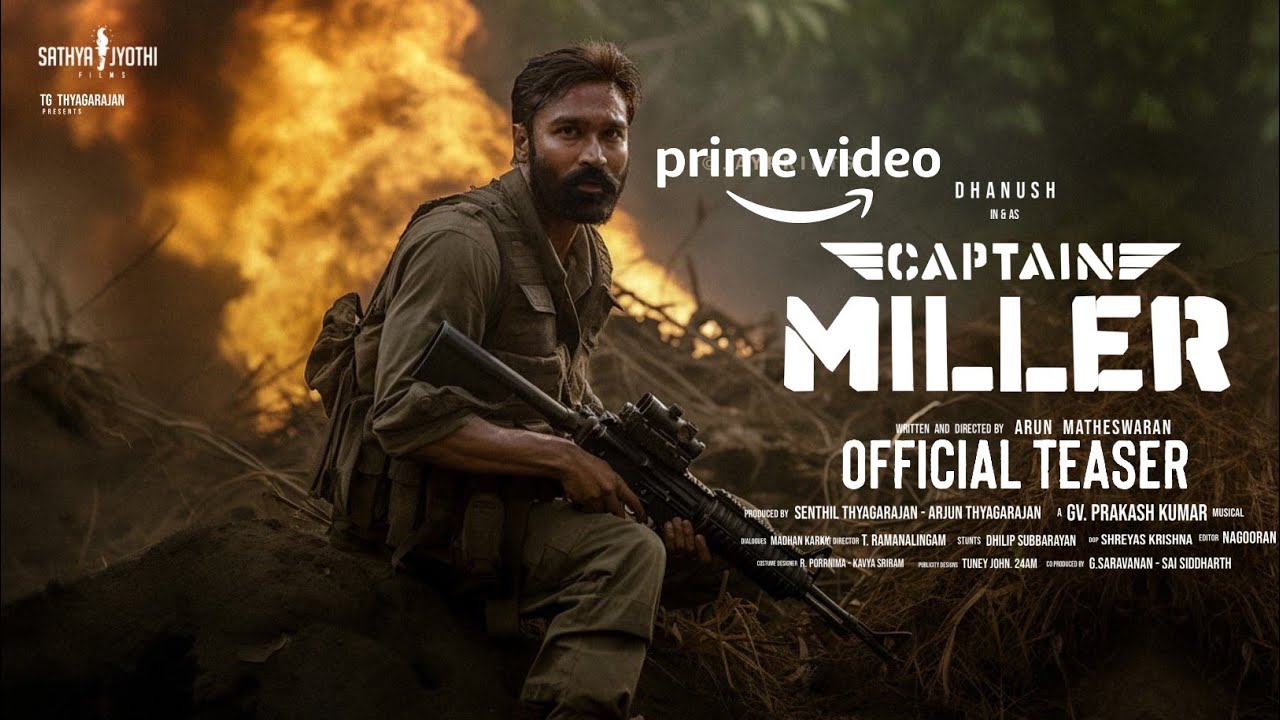 SK Times: Exclusive💥Captain Miller Official Teaser, Dhanush, Arun ...