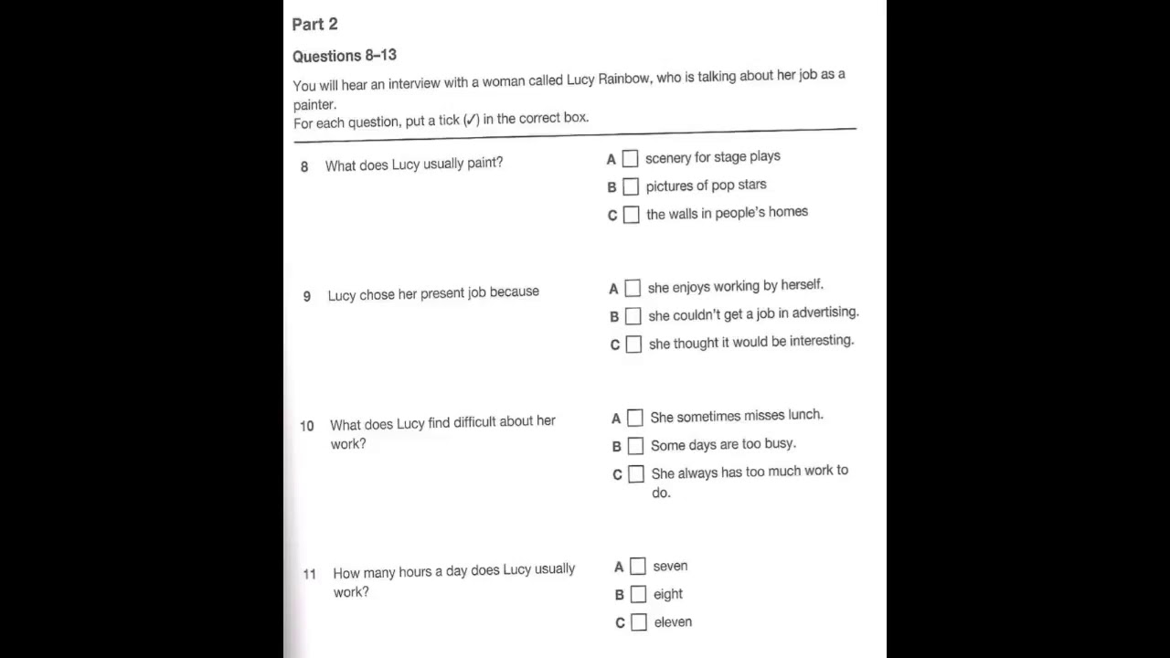 Listening B1 PET 7 Test 4 Part 2 YouTube listening-b1-pet-7-test-4-part-2-youtube
