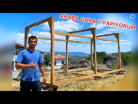 KENDİ ARABA GARAJIMI İNŞA EDİYORUM (GERÇEK)
