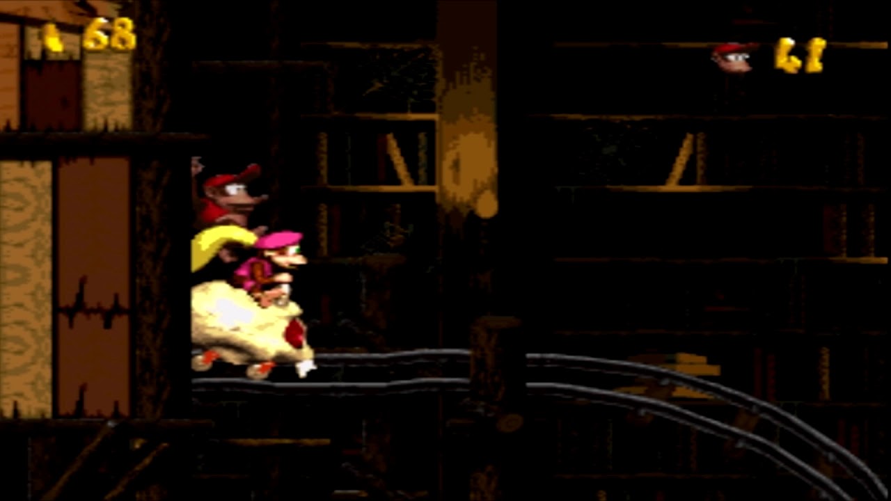 Donkey Kong Country 2 - SNES Gameplay Walkthrough (World 5-2 Haunted ...