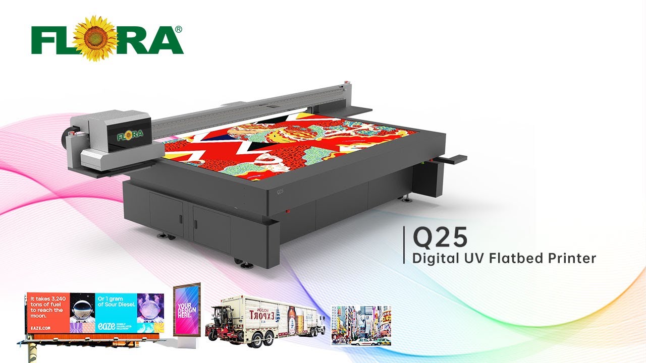 FLORA Q25 Digital UV Flatbed Printer (Hi-Speed Hi-res) Overview | Epson ...