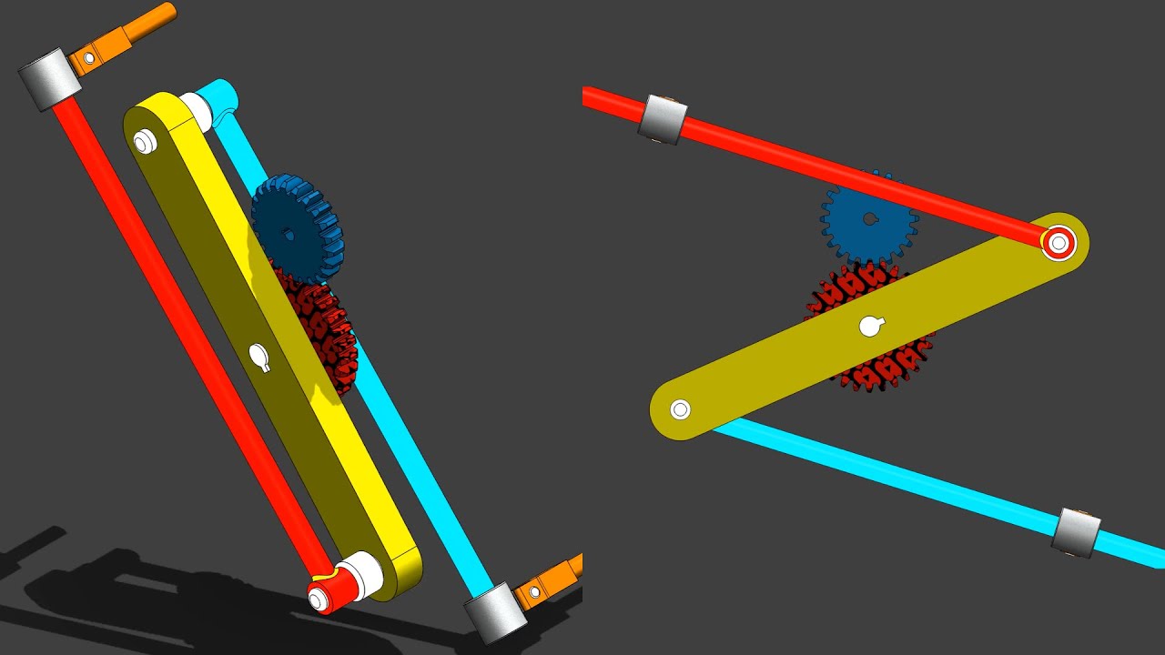 (14/1000)🔝Mechanical mechanism animation 4K #mechanical #mechanism # ...
