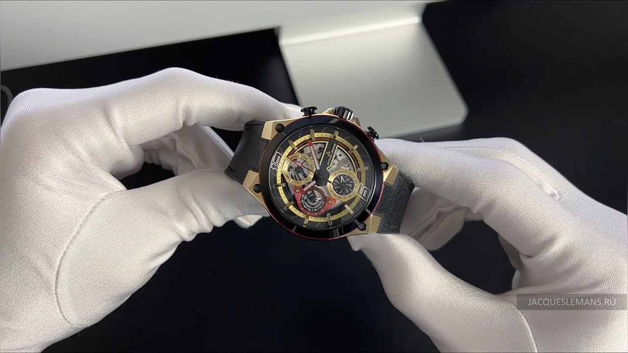 Часы Jacques Lemans 1-2150C - YouTube