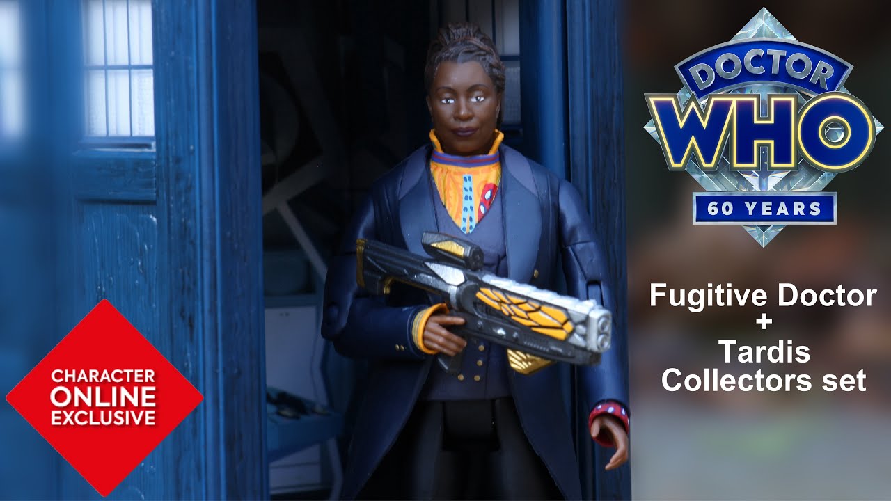 Doctor Who Fugitive Doctor And Tardis Collectors Set Review - YouTube