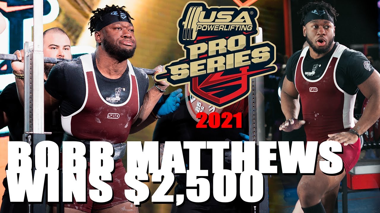 BOB MATTHEWS TAKES 3RD & $2,500 @ THE PRO (ALL LIFTS) | USA ...