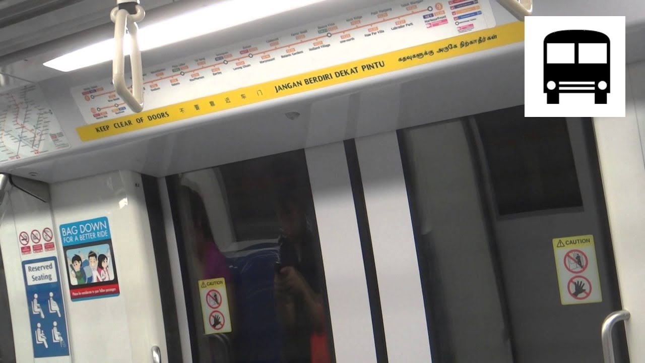 SMRT Trains C830, Alstom Metropolis EMU - Farrer Road to Holland ...