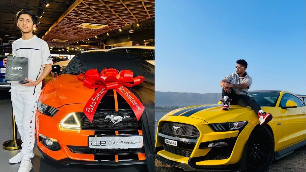 Indian Youtubers Who Own A Ford Mustang | As Gaming, Scout, Mavi ...