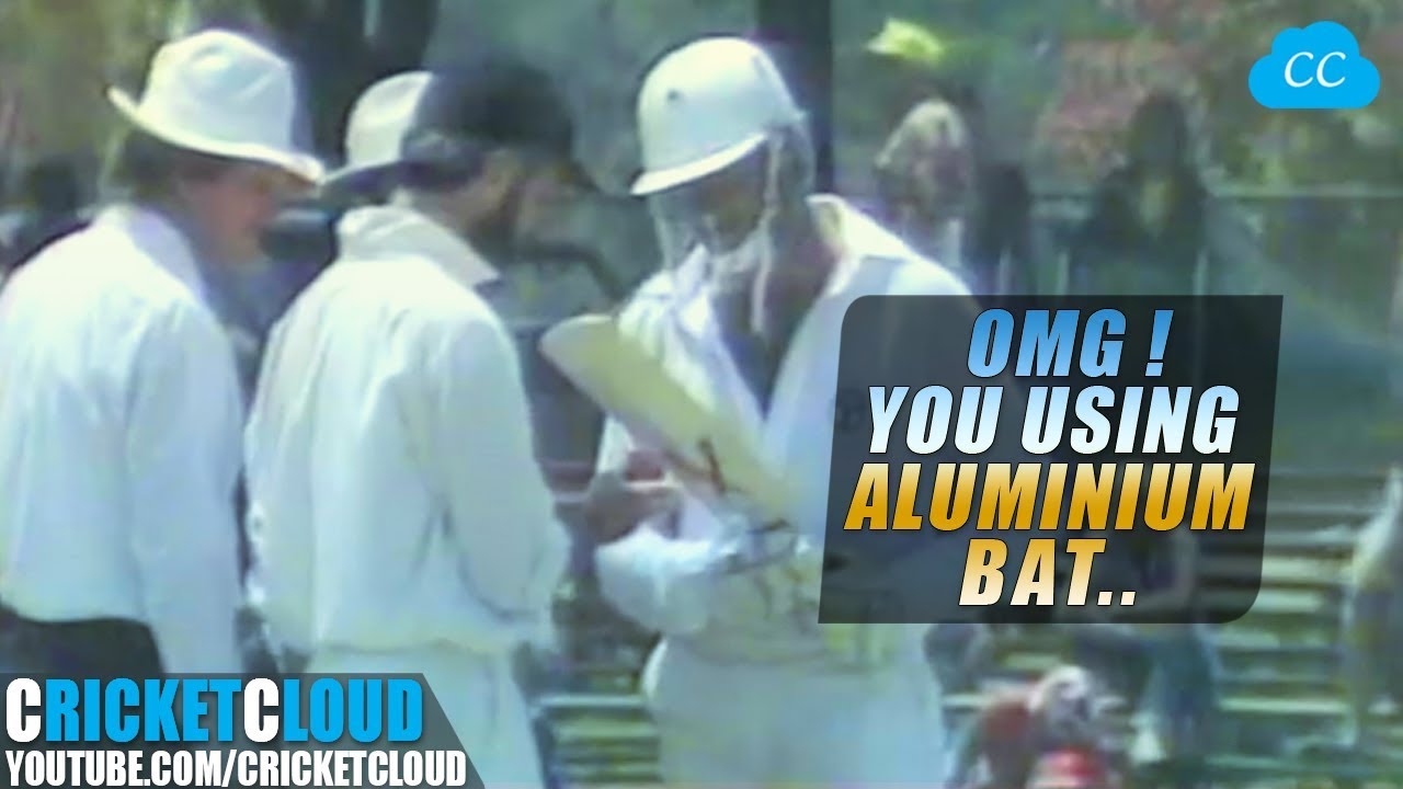 Shocking Aluminium Bat used in Australia vs England Test by Dennis ...