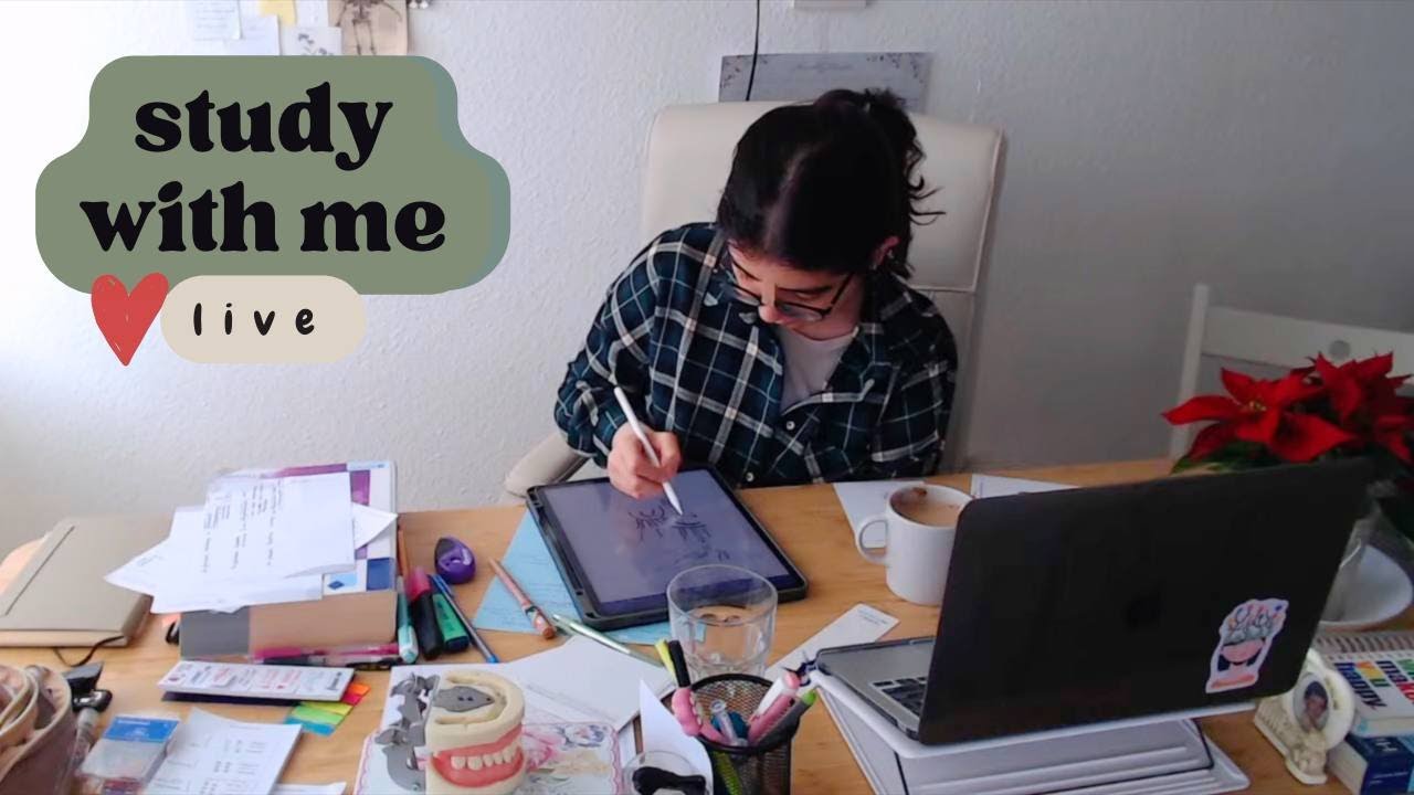 Study with me live 10 HOURS | super revision day💪🏻| Dentistry student 🦷 ...