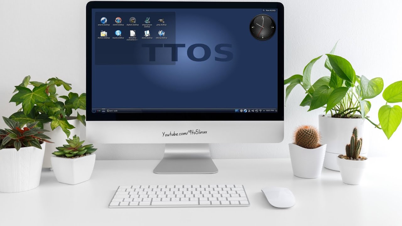 Trying out an early release version of the TTOS Linux, I was surprised ...