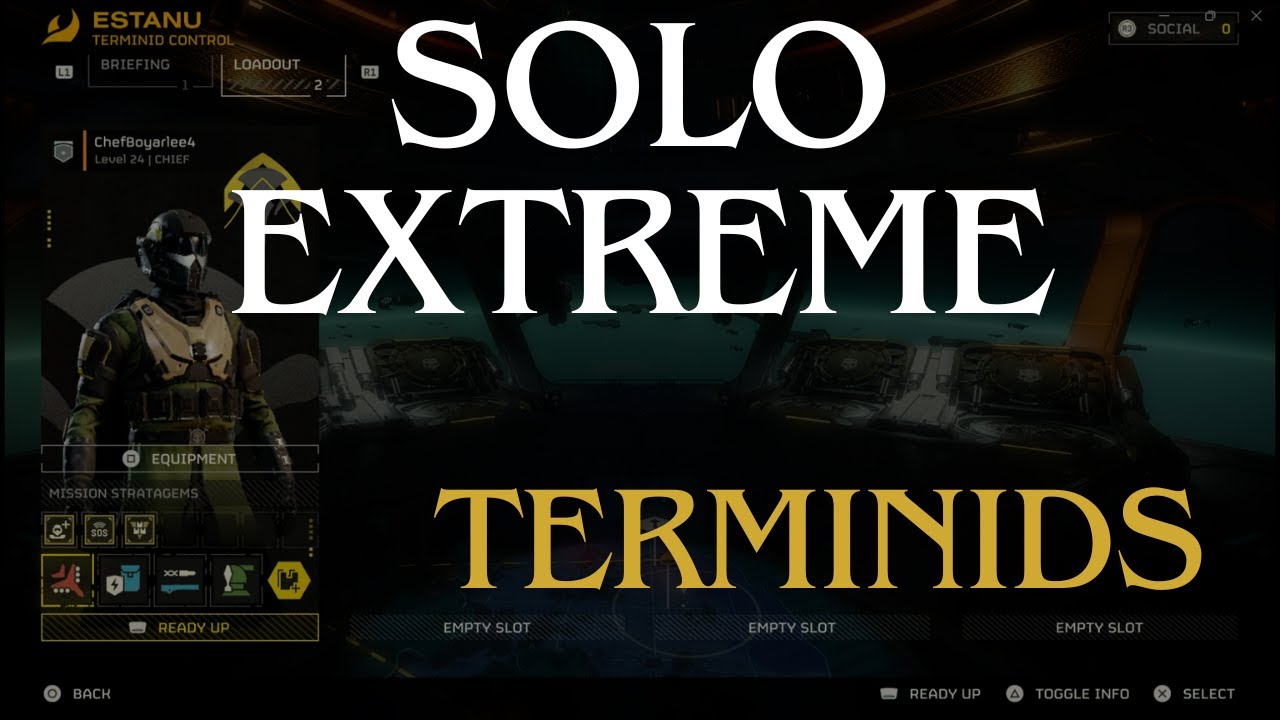 HELLDIVERS 2 - Solo Extreme Terminids - YouTube