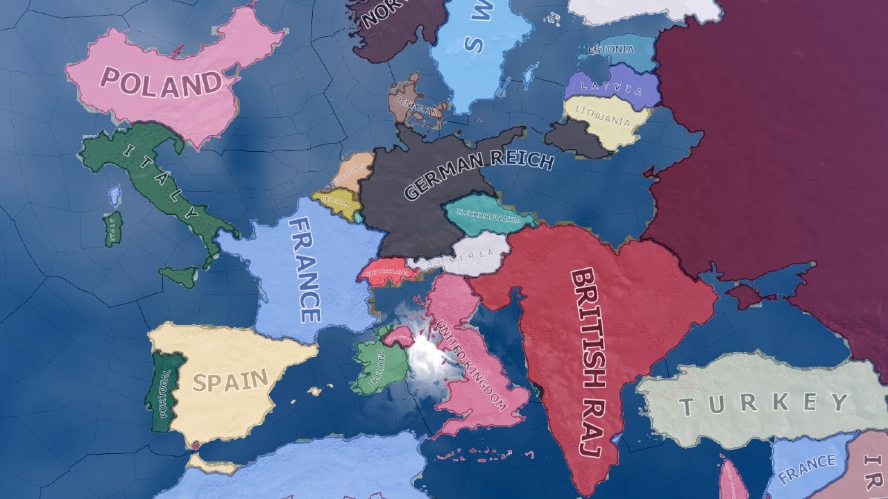 Cursed Hoi4 Maps