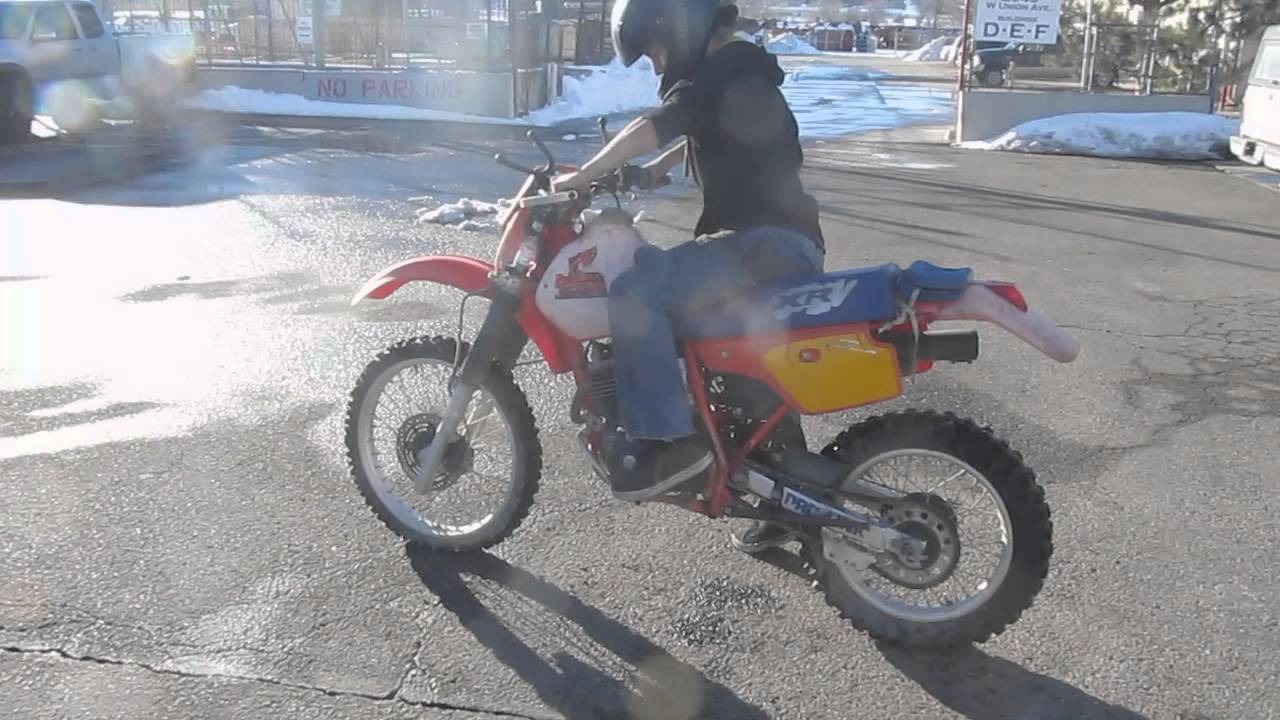 1985 HONDA XR350R MOTOR AND PARTS FOR SALE ON EBAY - YouTube