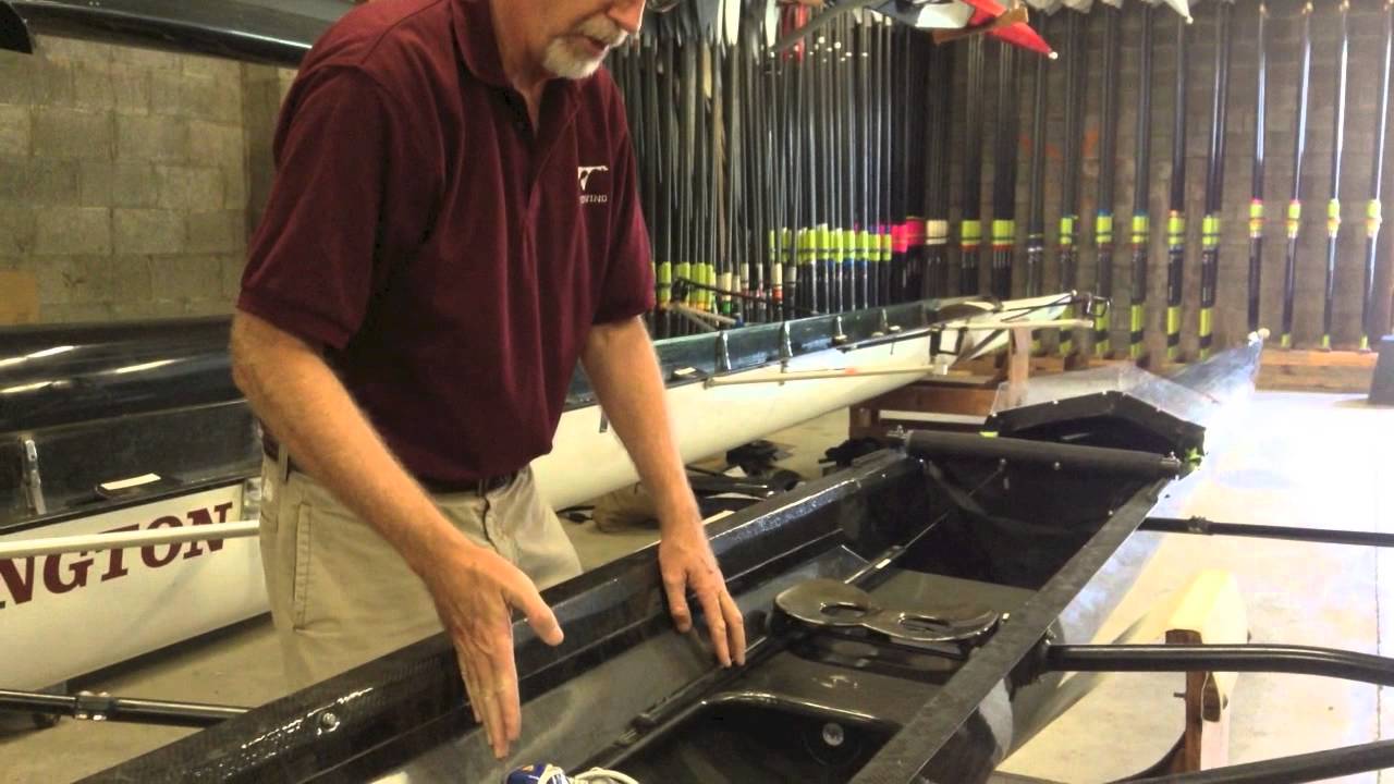 Adjusting Seat Tracks In A Rowing Shell - YouTube