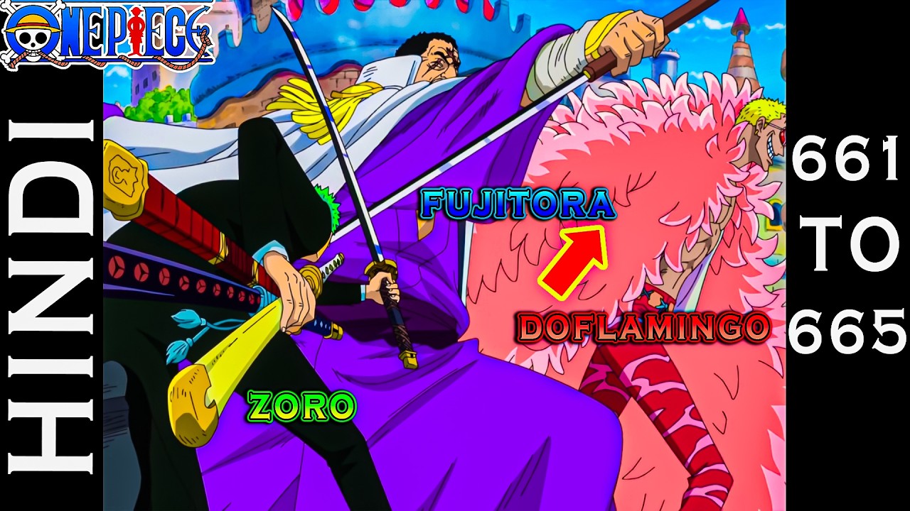 One Piece Episode 661 to 665 in HINDI Explained #onepiece # ...