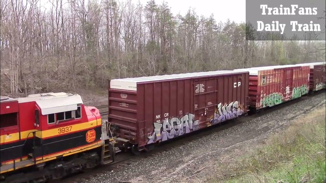 CPKC 230 Manifest Train With CP 8701 KCS 3937 & CP 8177 dpu Locomotives London Ontario - YouTube