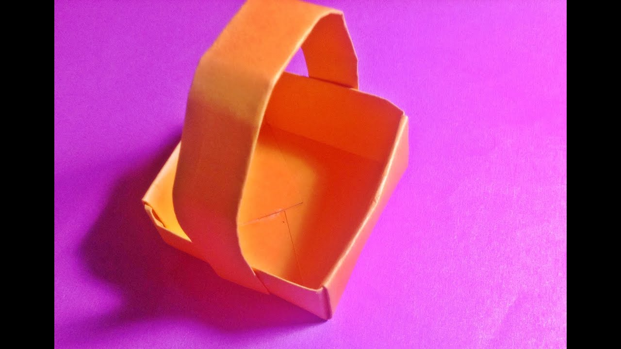 Origami Basket - YouTube